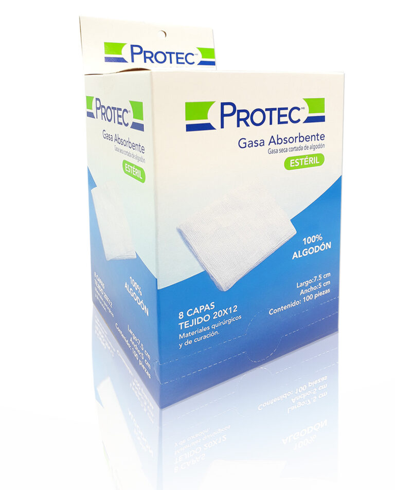 GASA ESTERIL 7.5 CM X 5 CM PAQ. CON 100 PIEZAS – DVC Medical Life Care