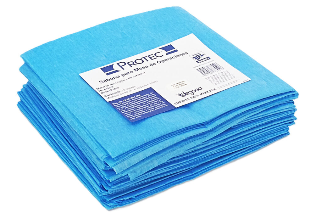 SABANA QUIRURGICA 90 CM X 180 CM CON 10 PZAS – DVC Medical Life Care