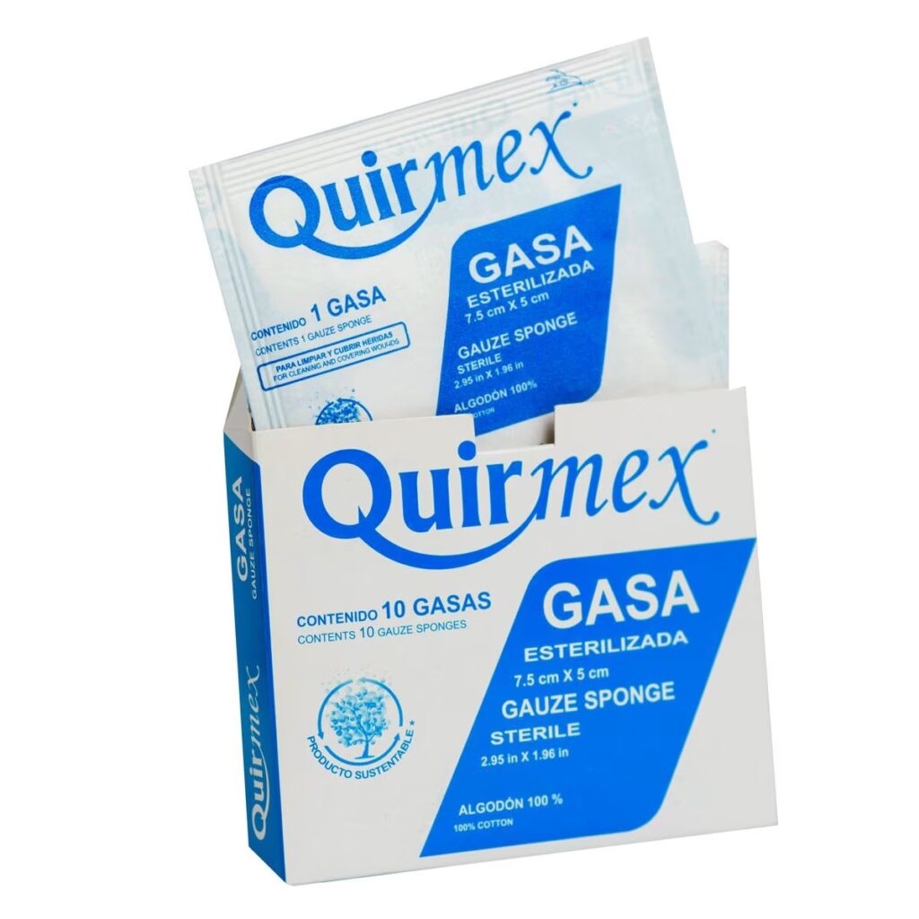 GASA ESTERIL 7.5 CM PAQ. CON 10 PZAS – DVC Medical Life Care