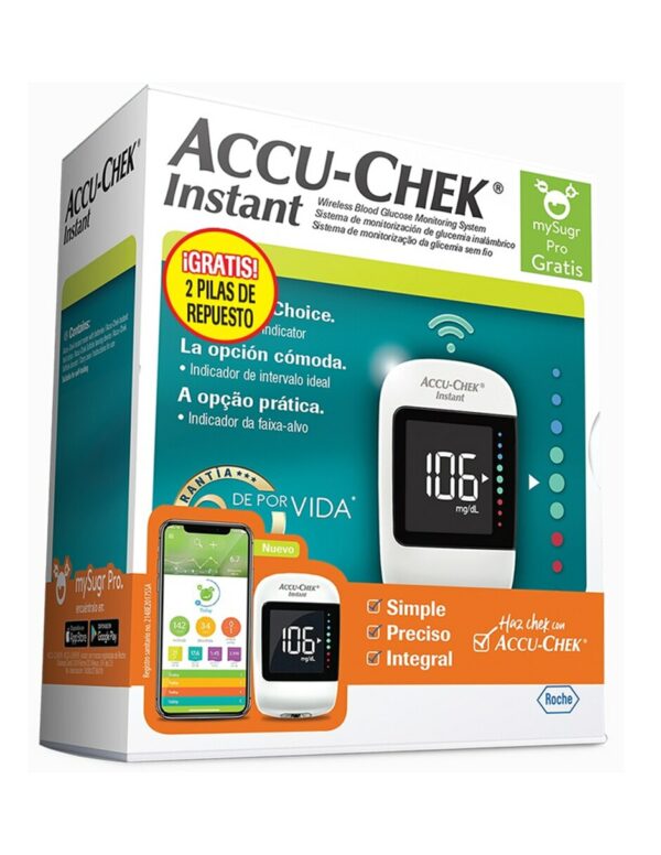 GLUCOMETRO ACCU-CHEK INSTANT – DVC Medical Life Care