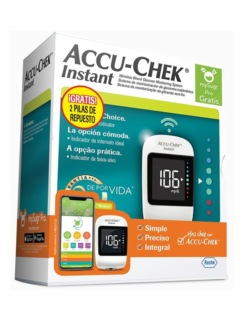 GLUCOMETRO ACCU-CHEK INSTANT – DVC Medical Life Care